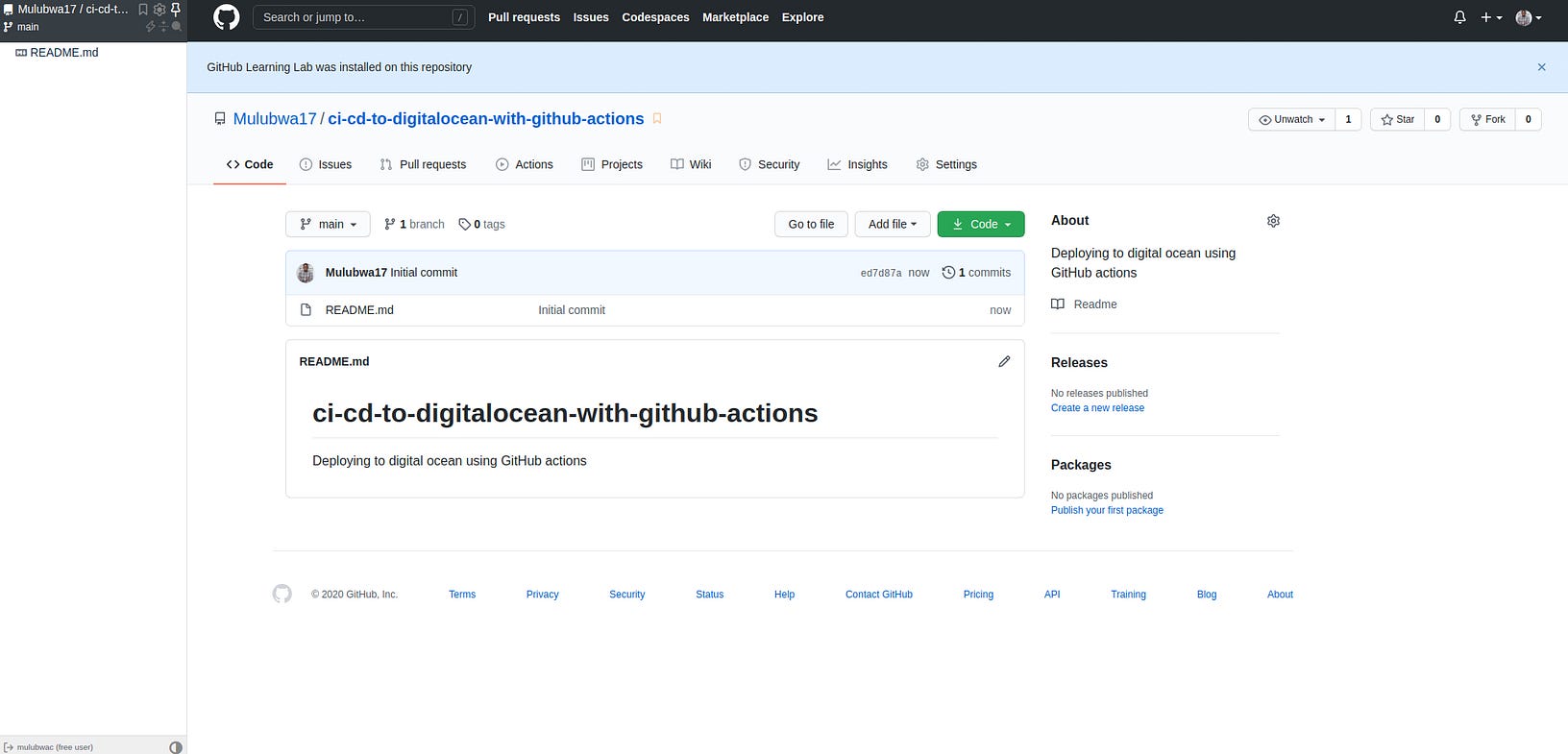 How to Deploy Your Application to Digital Ocean Using GitHub Actions ...
