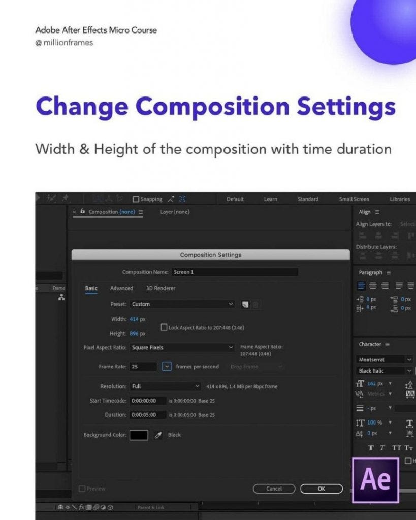 Creating a new composition in Adobe After Effects. Part 3 | by Ruslan ...