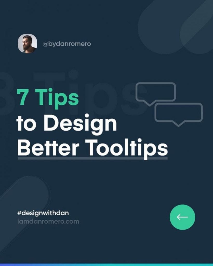 7 Tips to Design Better Tooltips. 🖼 7 Tips to Design Better Tooltips ...