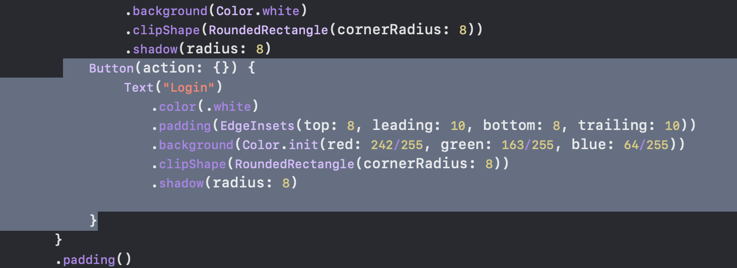 SwiftUI Forms & State — Login Form with TextFields, Modifiers, and State in Xcode 11. | by Max ...