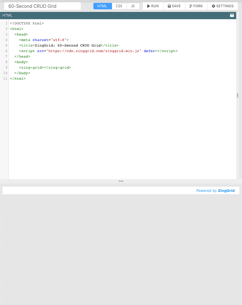 How to Build a CRUD Grid in Less Than a Minute | by ZingGrid | Medium