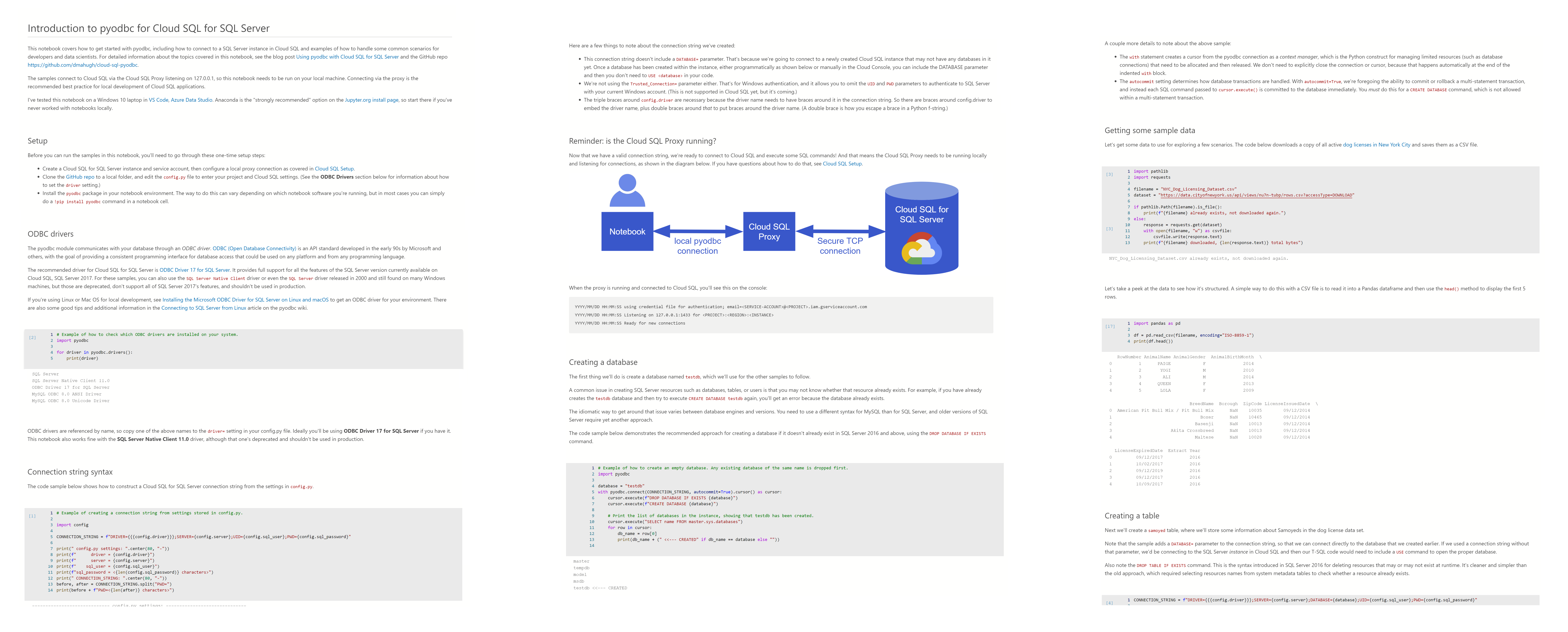 Getting started with pyodbc and Cloud SQL for SQL Server | by Doug ...