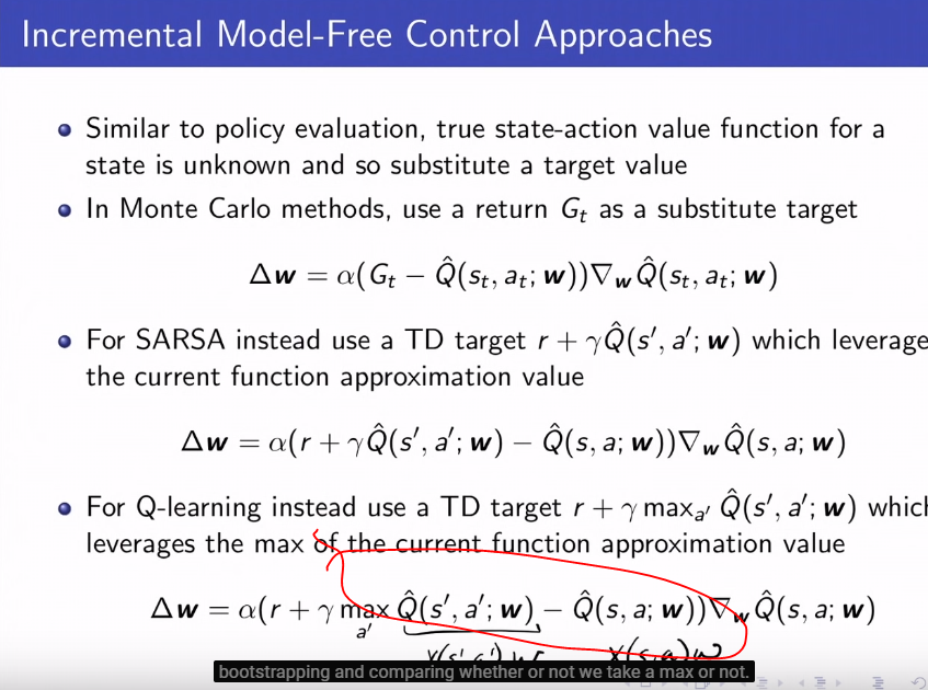 [ Archived Post ] Stanford CS234: Reinforcement Learning | Winter 2019 | Lecture 5 — Value ...