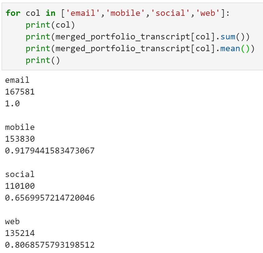 Udacity Data Scientist: Starbucks Capstone Challenge | by Osama Bokhari ...