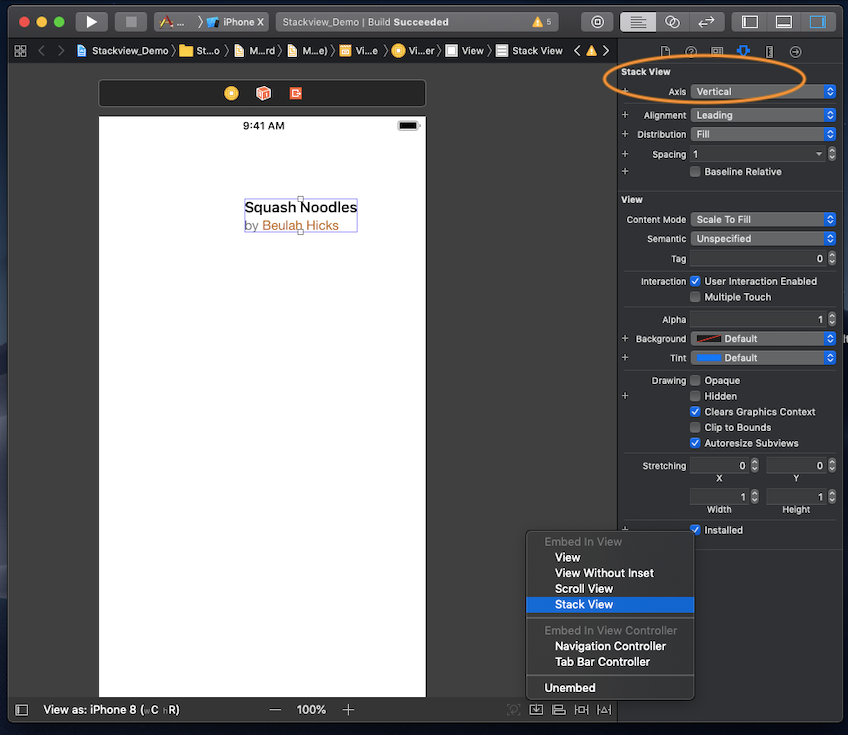 Simplifying Autolayout With Stack View By Brahmaiah Thota Tech Notes Mobile App Development