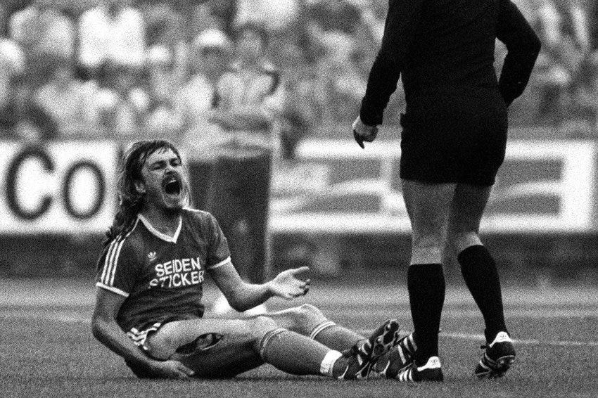 Ewald Lienen. A West German footballer who was… | by Manos Moschopoulos ...