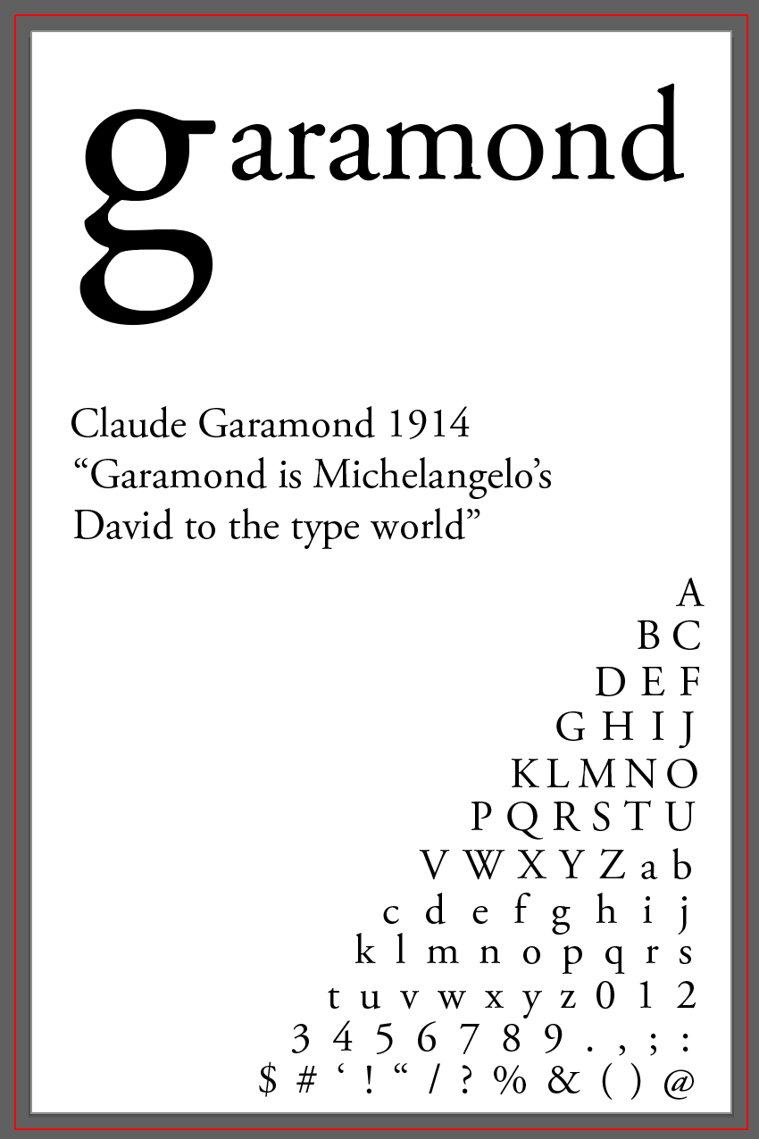 Garamond: Type Specimen Project. Overview | by Eric Kim | The Startup ...