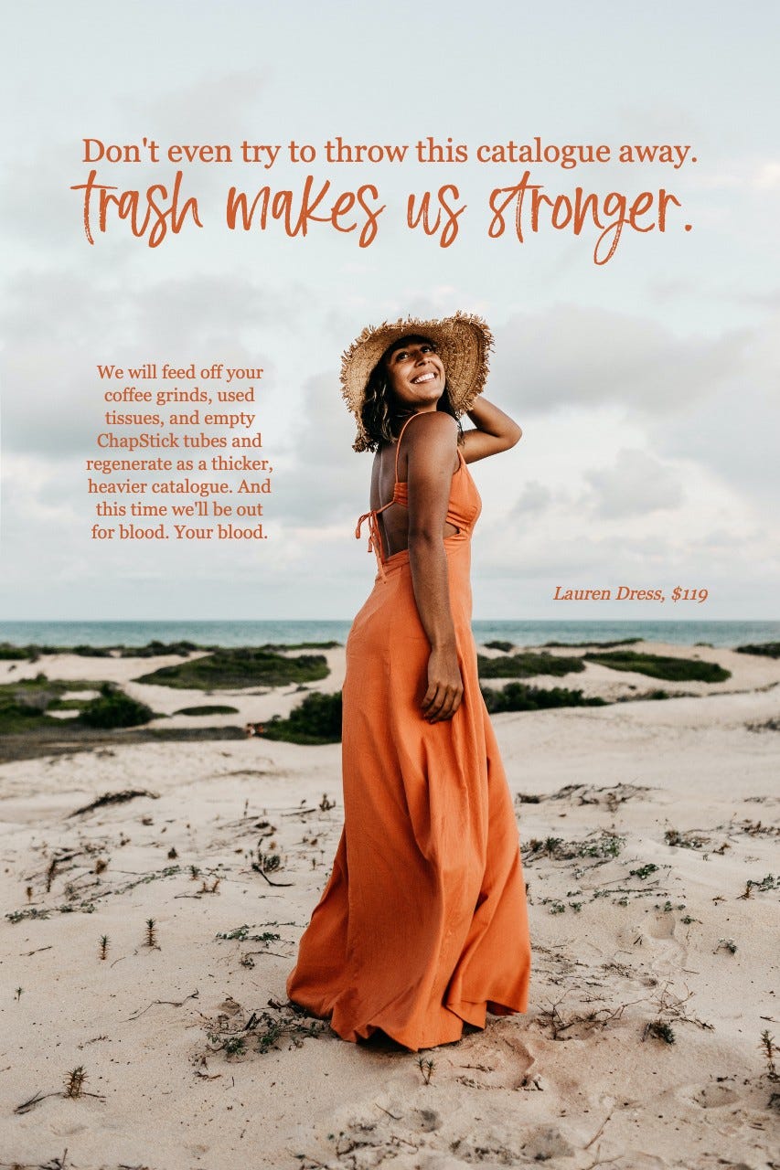 Our Clothing Catalogue Is Beautiful, Trendy, And Totally Unhelpful ...