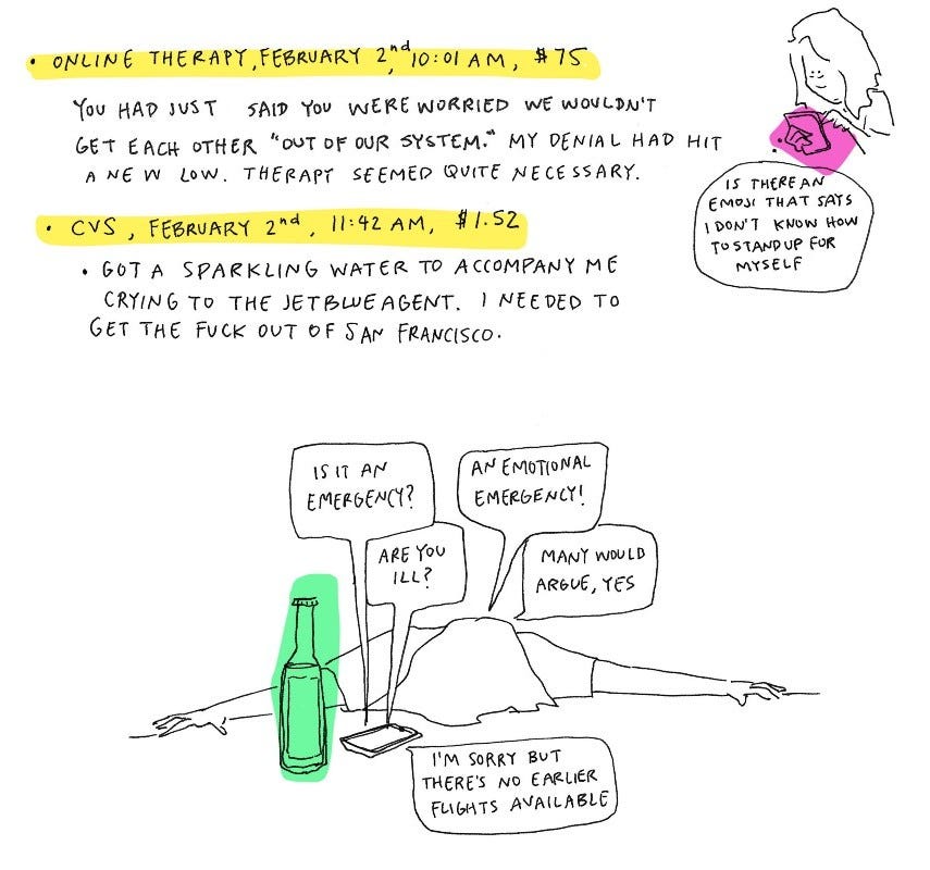 Emotionally Taxing. A relationship in receipts | by Hilary Fitzgerald ...
