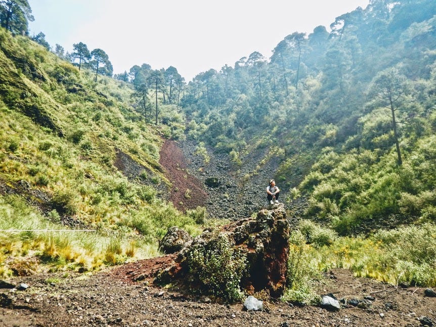 [Mexico City] Rappelling + Hiking at the Volcano Xitle | by Grace E ...