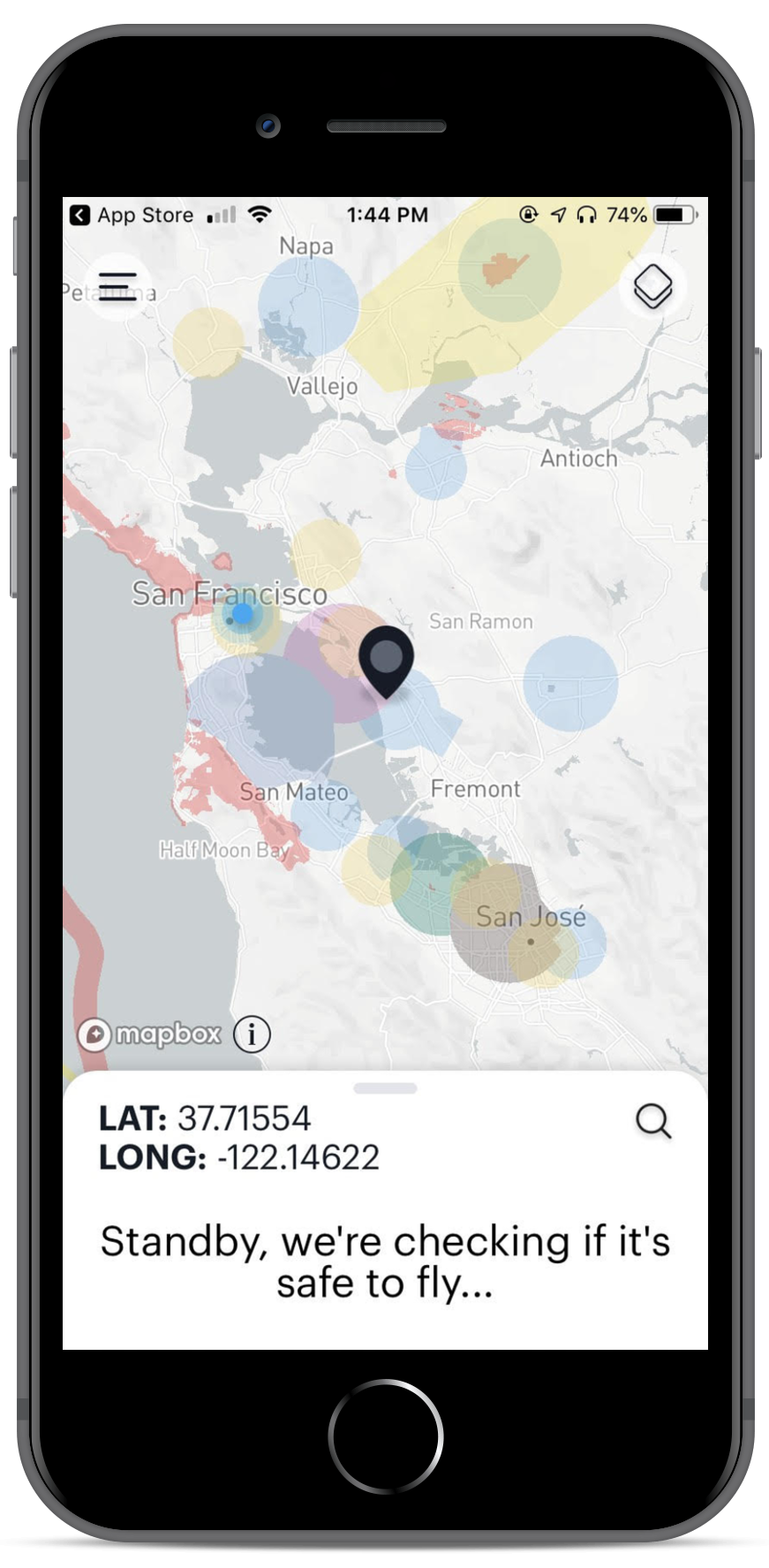 Revamping the FAA’s B4UFLY mobile drone app | by Mapbox | maps for ...