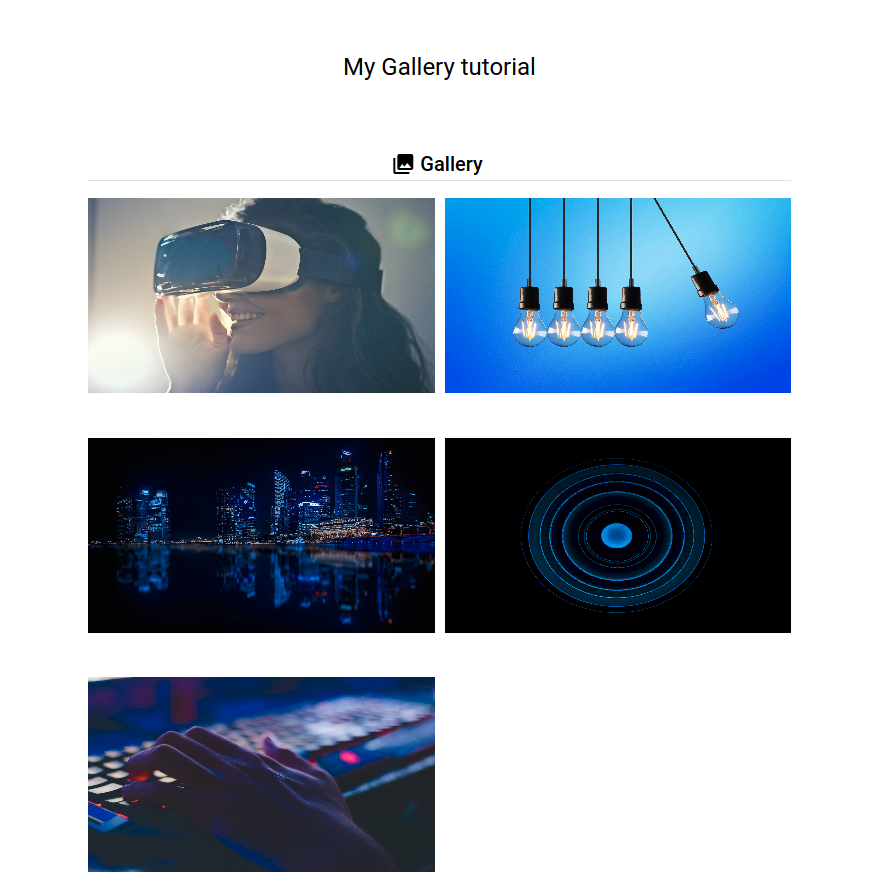 Galería de imágenes Con Angular 9 | by Albercode | Medium