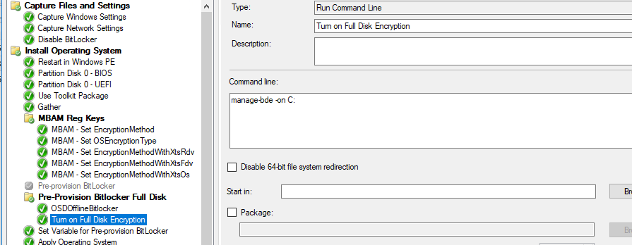 Pre-Provision Bitlocker Full Disk Encryption with MBAM in MDT or SCCM Task Sequence— Updated ...