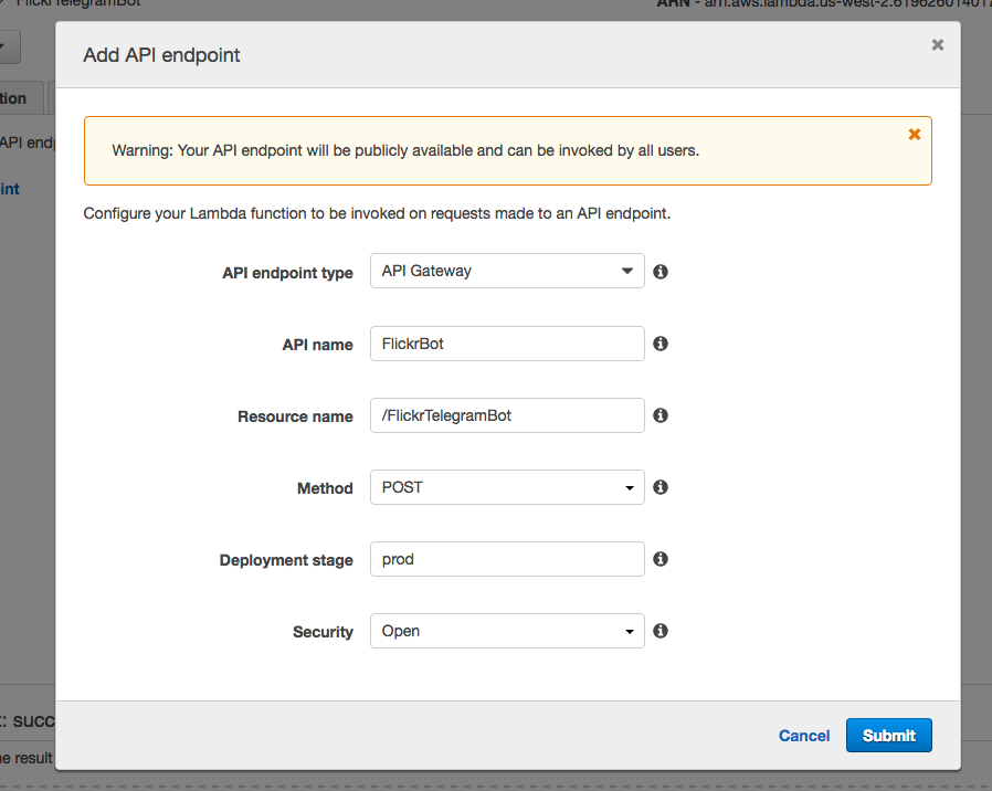 Creating A Server Less Telegram Bot With Aws Lambda And Aws Api Gateway