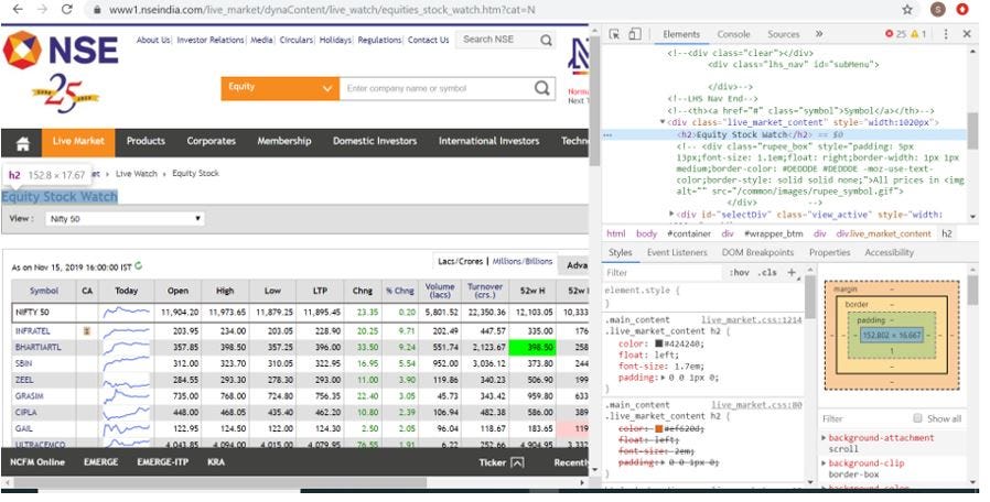 Extract Dynamic Content From Web Page Using Python[part 1]