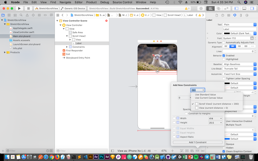 Stretchable Header view in Scrollview — Swift 5, iOS | by ANANTHA KRISHNAN K G | Medium
