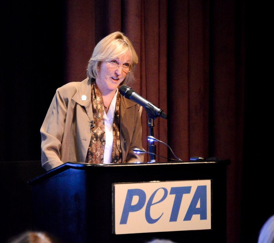 PETA Founder Ingrid Newkirk: “Imagine what it would be like to have a ...
