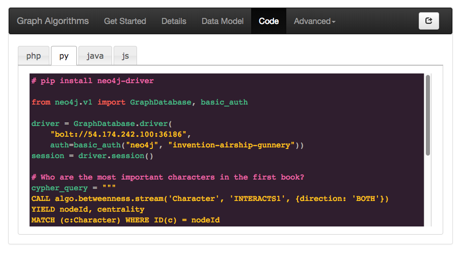 A NetworkX-esque API for Neo4j Graph Algorithms | by Mark Needham | Neo4j Developer Blog | Medium