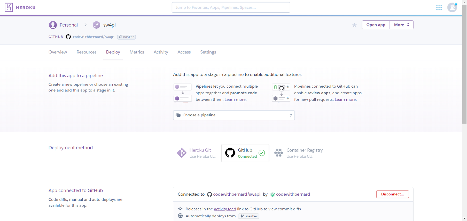 Deploying Production Build of React App to Heroku | by Bernard Bado | Quick Code | Medium