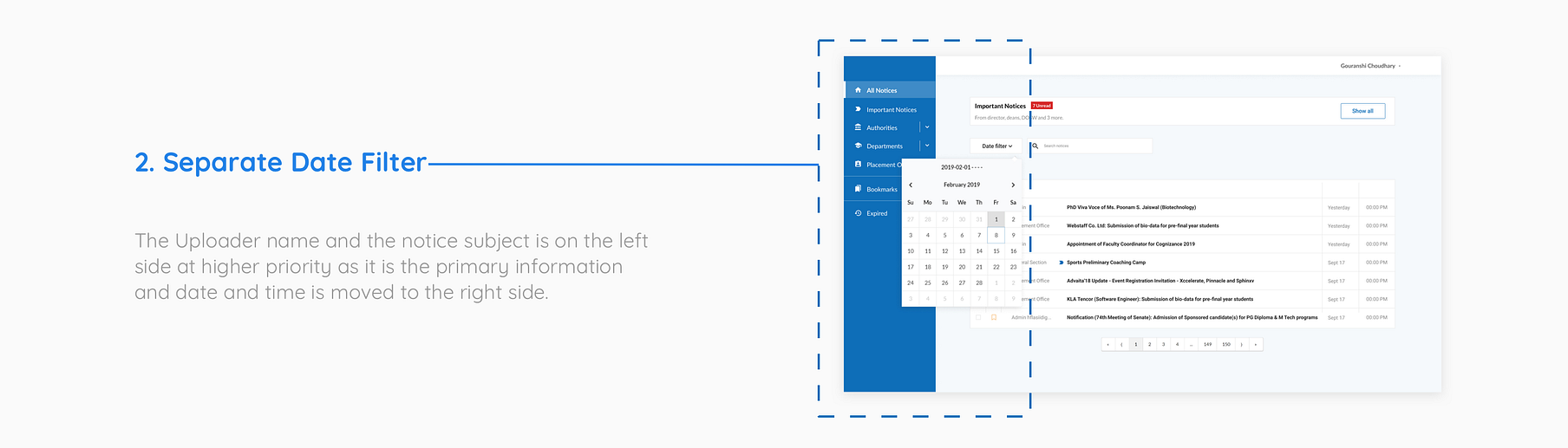 Designing a college campus-based Noticeboard Web app | by Gouranshi ...
