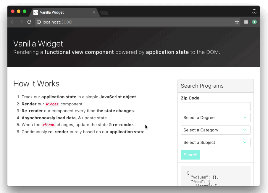 Teaching React Without Using React. | by Eric Clemmons | Medium