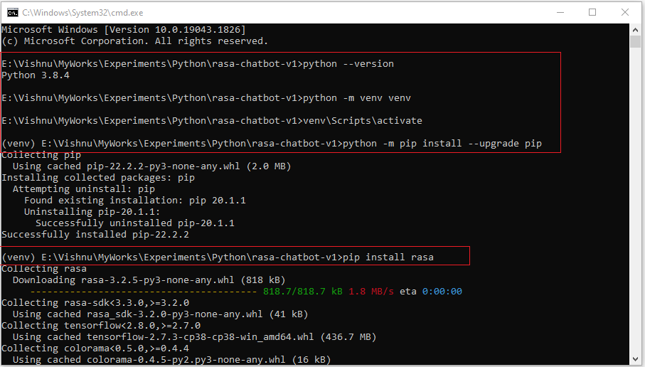 Create your chatbot using Rasa and deploy it on AWS | by Vishnu Sivan ...