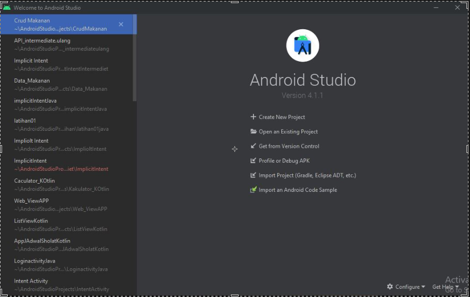 “New Project” Android Studio dan Fungsi Fiture — Fiture yg ada di Luar Maupun di dalam Android ...
