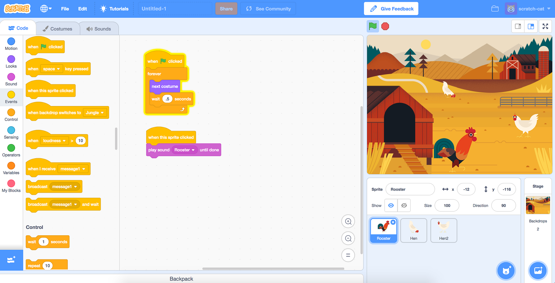 Scratch Online Editor