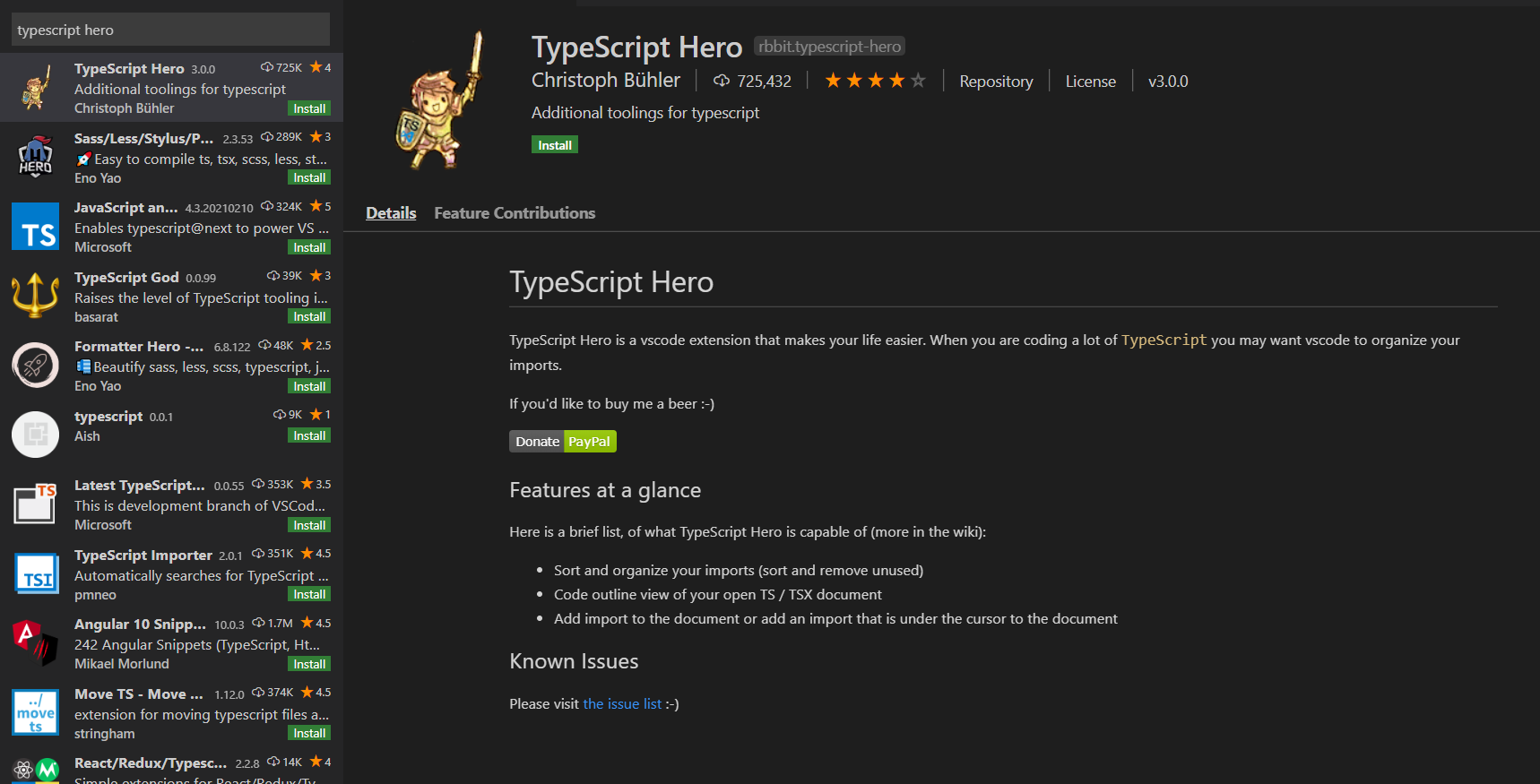 Visual studio marketplace listing - lasopaback