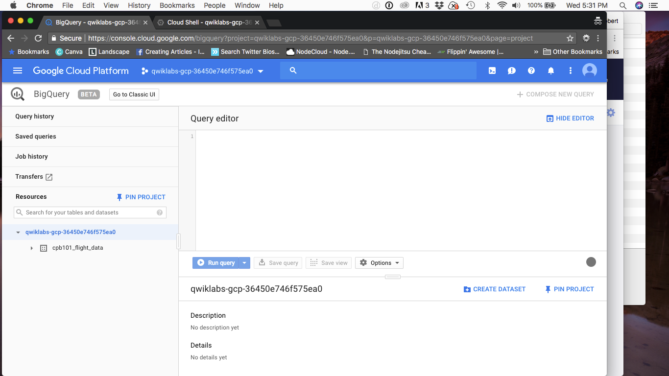 Fe ciega comentario haz bigquery cloud console Discutir afijo alcanzar