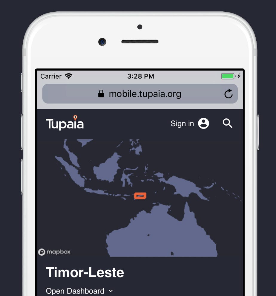 Tupaia’s mobile website. Every hero needs a sidekick and, whilst… | by ...