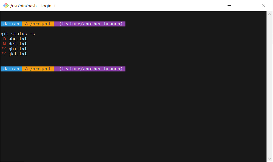 How to Pimp Up the Git Bash Prompt on Windows (without any External Stuff) | by Damian ...