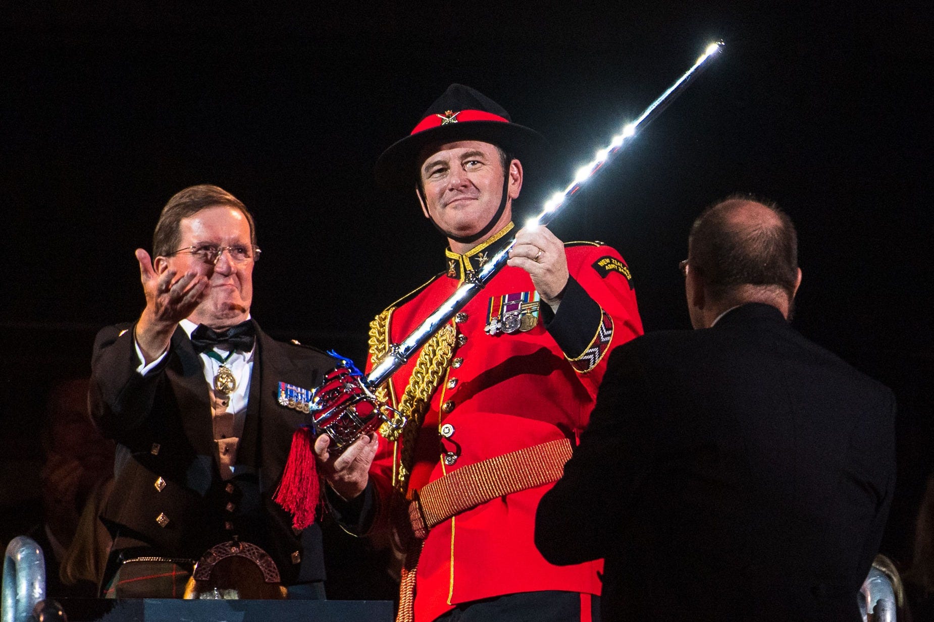 NZ Army MAJ Graham Hickman, Director of Music in the New Zealand Army ...