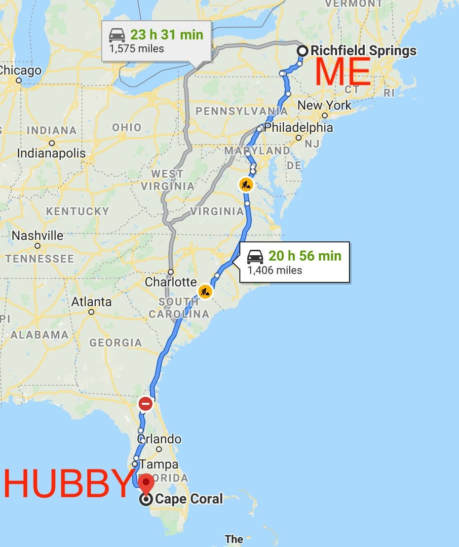Six Feet? Try 1,400 Miles. Isolating nine states away from my… | by ...