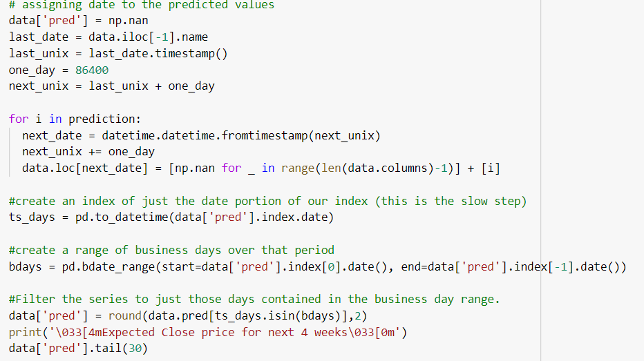 Prediction Beyond and End of The Available Data - Towards Data Science