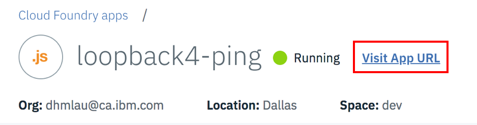Deploy your First LoopBack4 Application to IBM Cloud | by Diana Lau ...