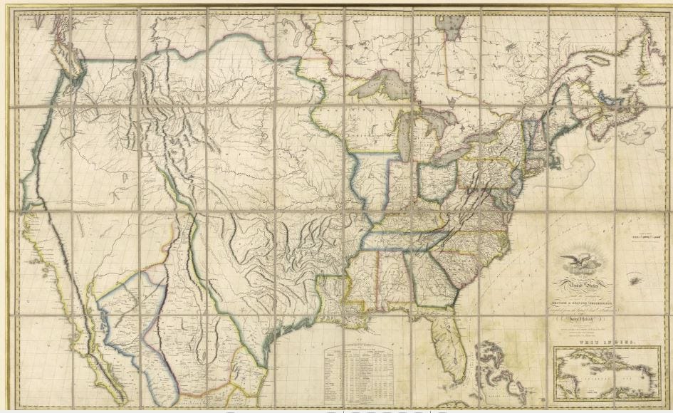 Mapping Texas: From Frontier to the Lone Star State — Western Expansion ...