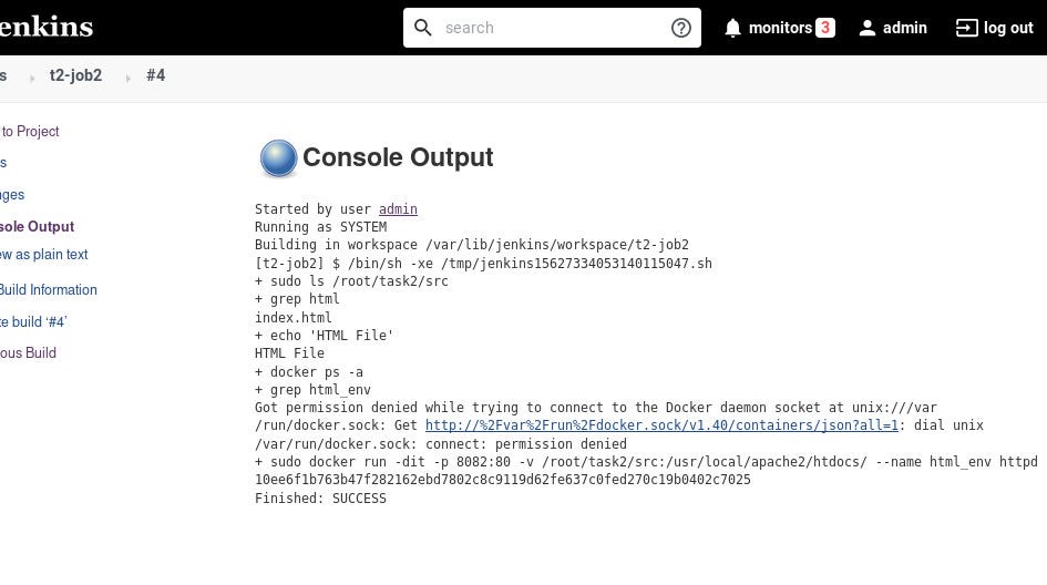 Task 2 Integrating Github Jenkins Docker To Deploy And Test By 1521