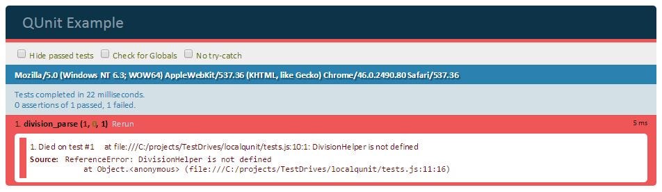 Unit testing JavaScript code in the browser | by Jose Marmolejos ...