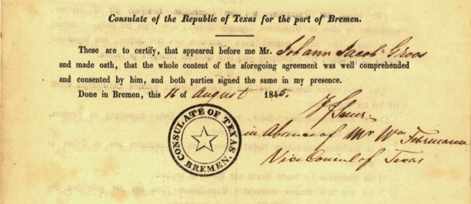 Genealogy Spotlight: German Immigration Contracts at the GLO | by Texas ...