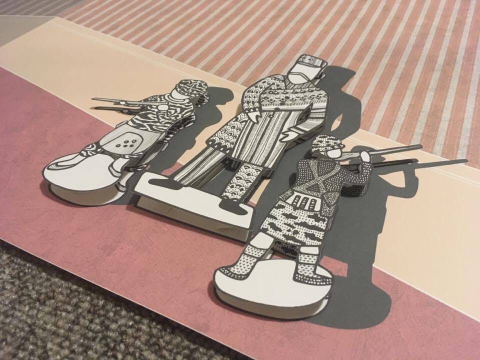 2D into 3D. After the paper dioramas test, I also… | by Iris Chen | Medium