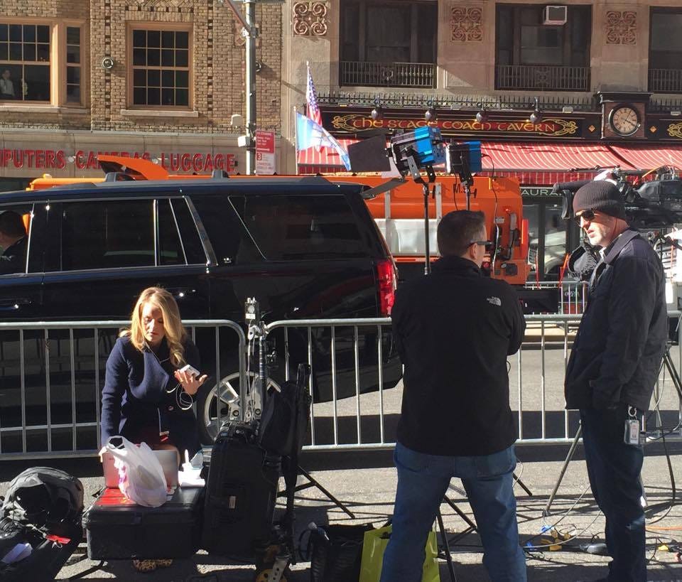 2016 Election Day: News Reporters Stationed on the Sixth Avenue | by ...