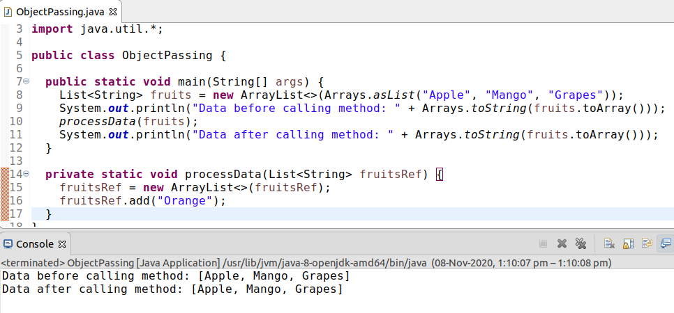 Java Pass By Value Or Pass By Reference By Ananya Sen Nov 2020