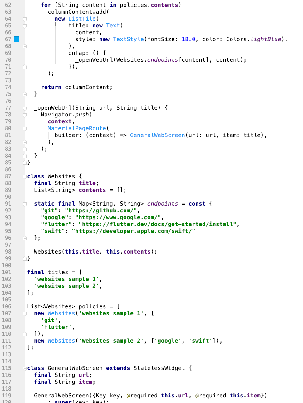 Example Of Creating Expandable Listview In Flutter Android Ios