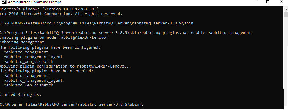 Installing RabbitMQ on Windows. This is step by step simplified… | by alex_ber | Geek Culture ...
