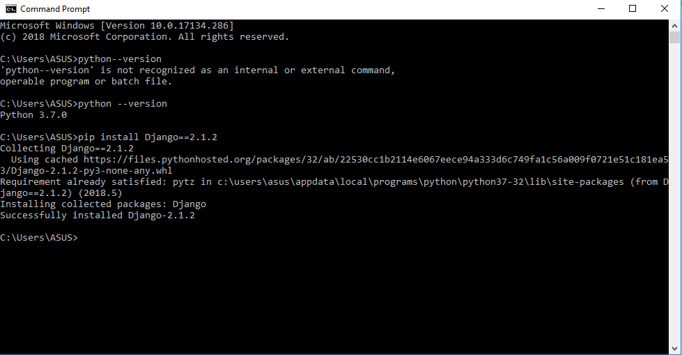 Cara install django di windows. django adalah salah satu web framework… | by ilham agung | Medium