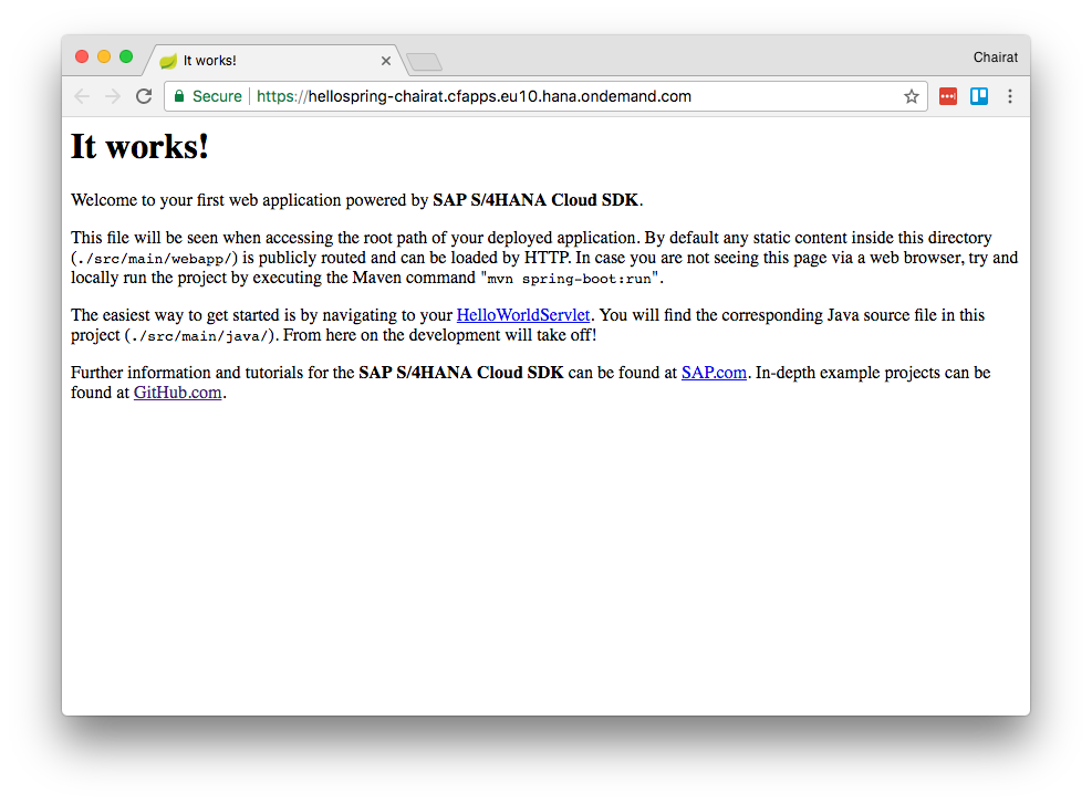 Deploying Hello World on Cloud Foundry Without Any Coding | by Chairat ...