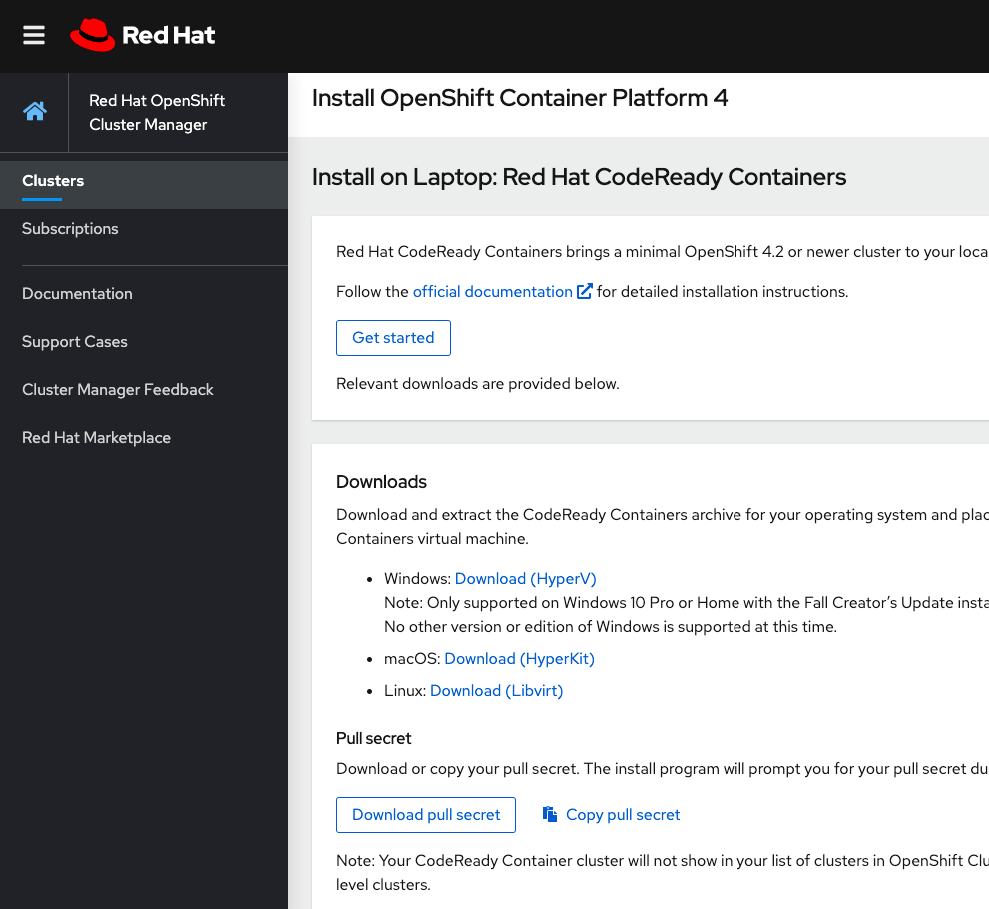CodeReady Containers Nedir? Kendi bilgisayarınızda Openshift 4 Kurulumu | by Emre Özkan ☁️ 🐧 🐳 ☸ ...
