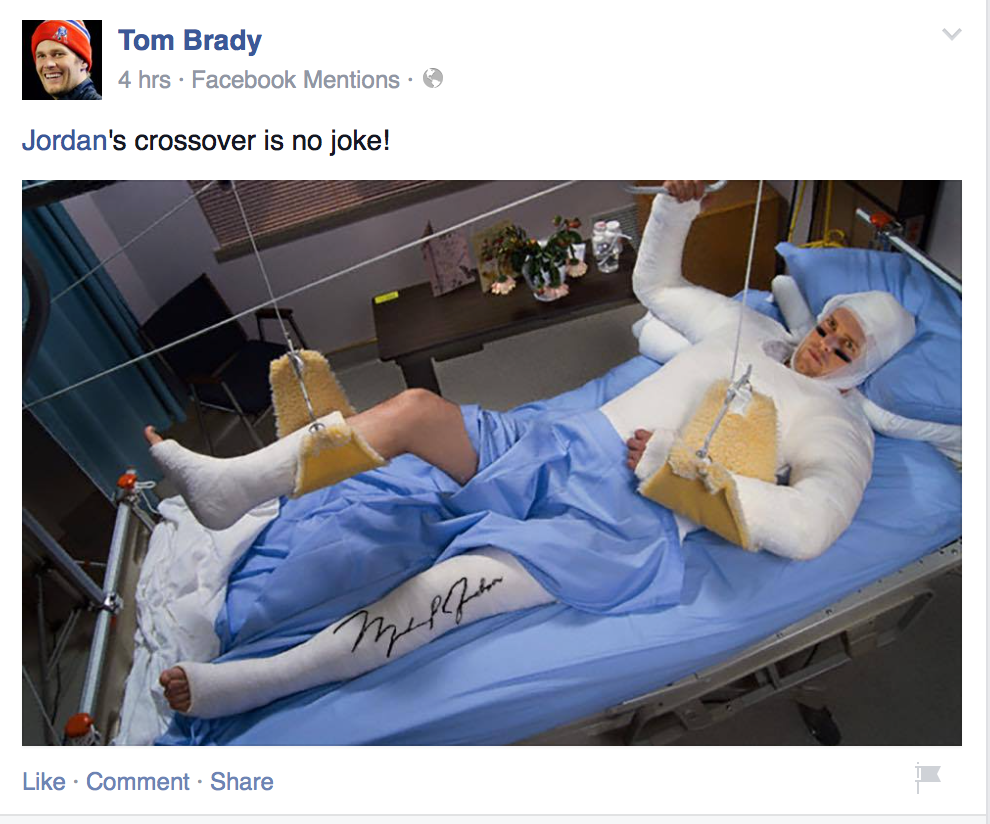 Tom Brady Continues Facebook Dominance with Full Body Cast | by Alex B ...